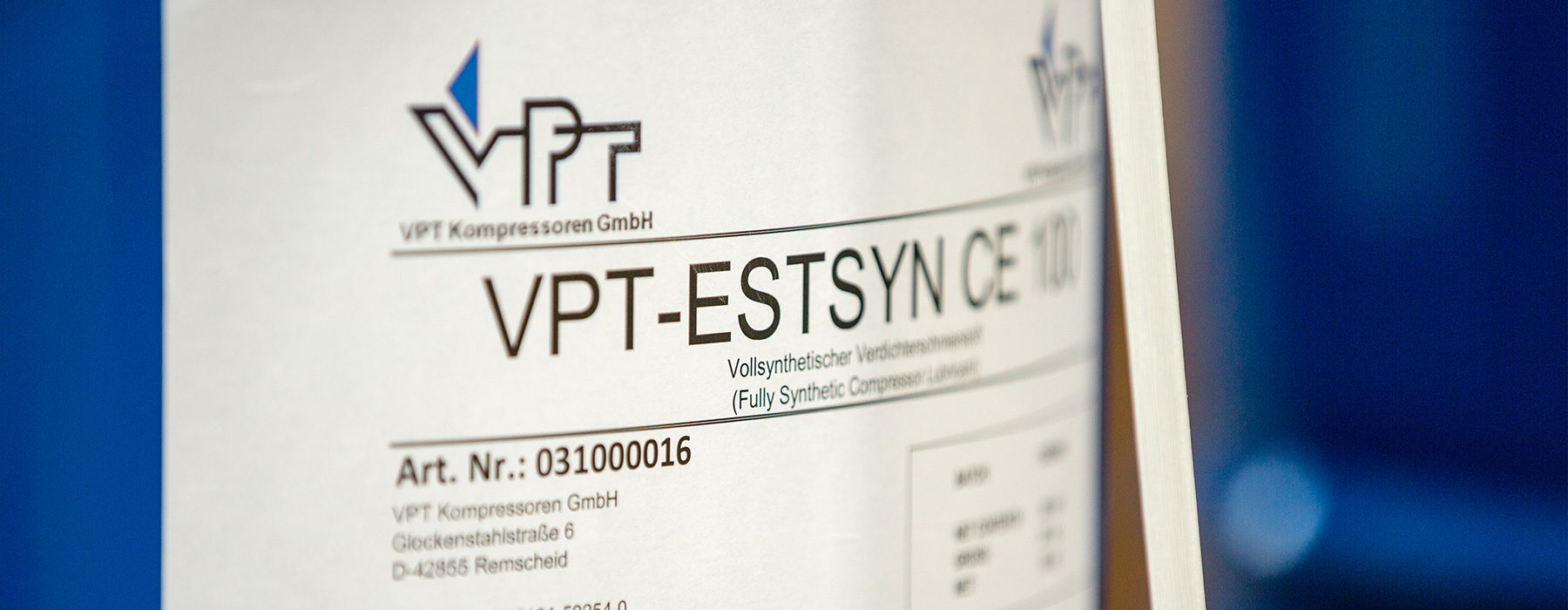 Compressor Lubricants – VPT Kompressoren GmbH